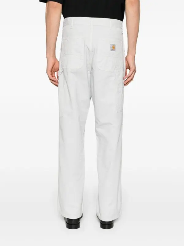 Carhartt Work In Progress Single Knee Straight-leg Trousers - Grey