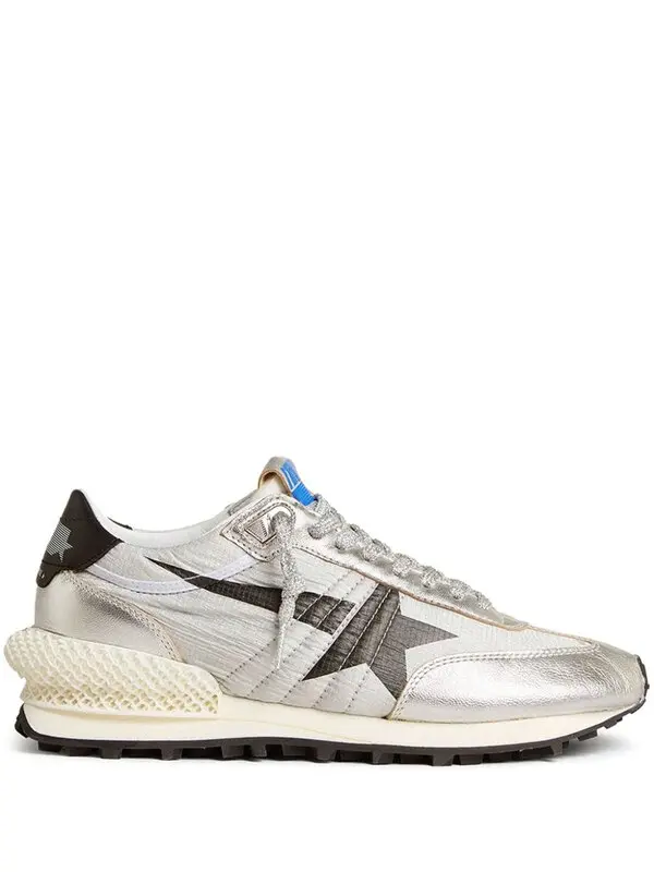GOLDEN GOOSE Marathon Ripstop Sneakers - Silver