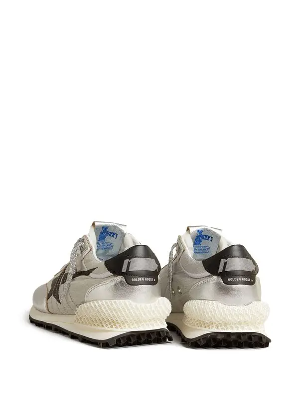 GOLDEN GOOSE Marathon Ripstop Sneakers - Silver