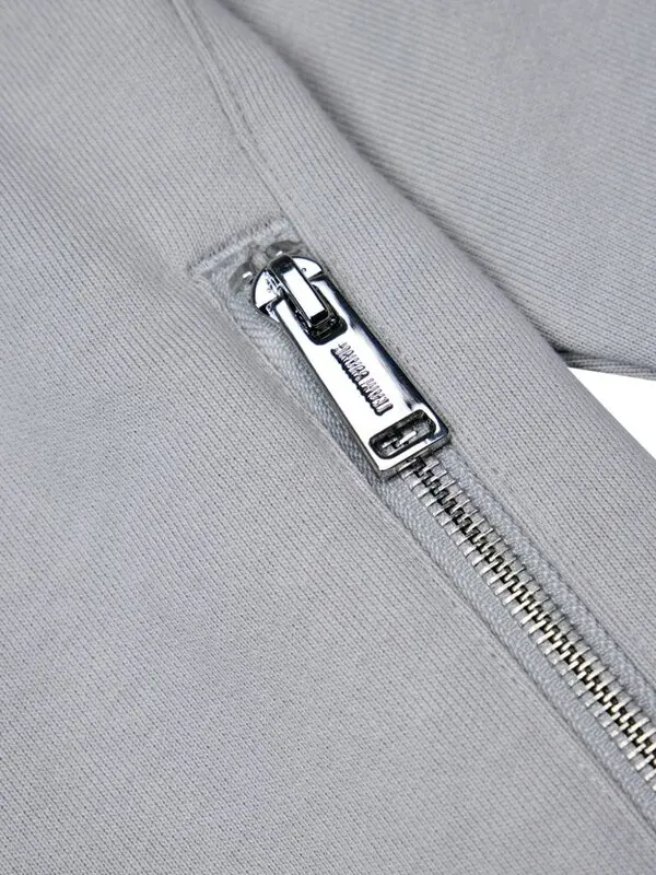 TEAM WANG DESIGN Logo-print Zipped Track Jacket - Grey
