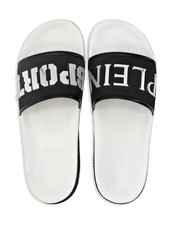 PLEIN SPORT Logo-print Slides