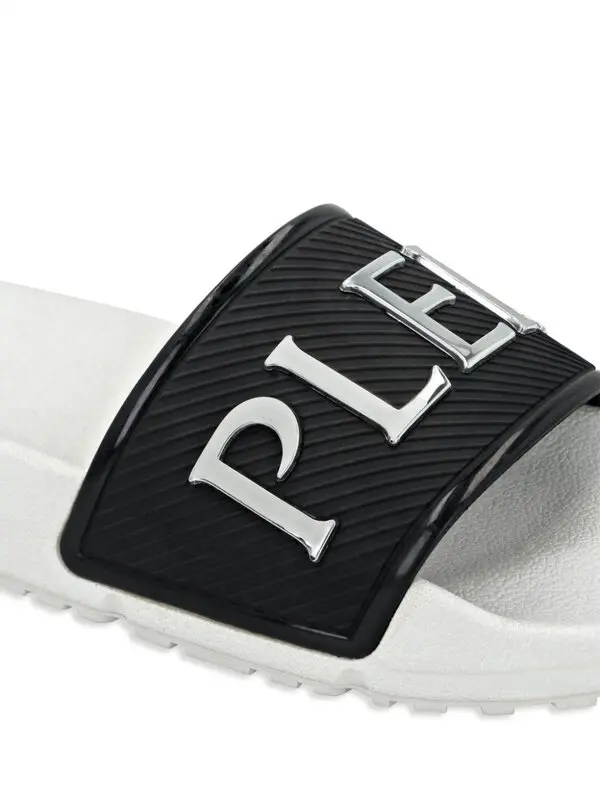 PLEIN SPORT Logo-print Slides