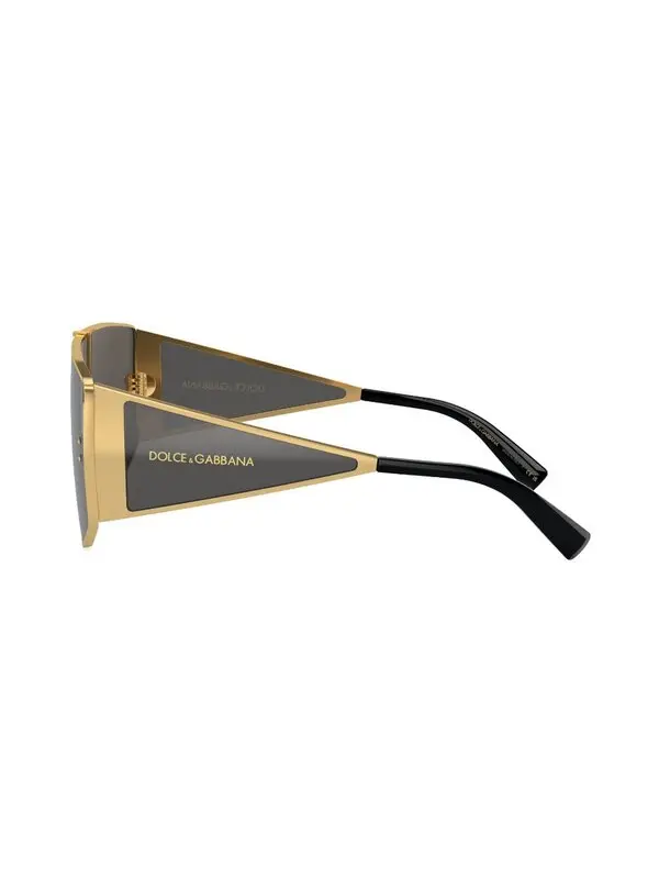 Dolce & Gabbana Dna Mask Sunglasses - Gold