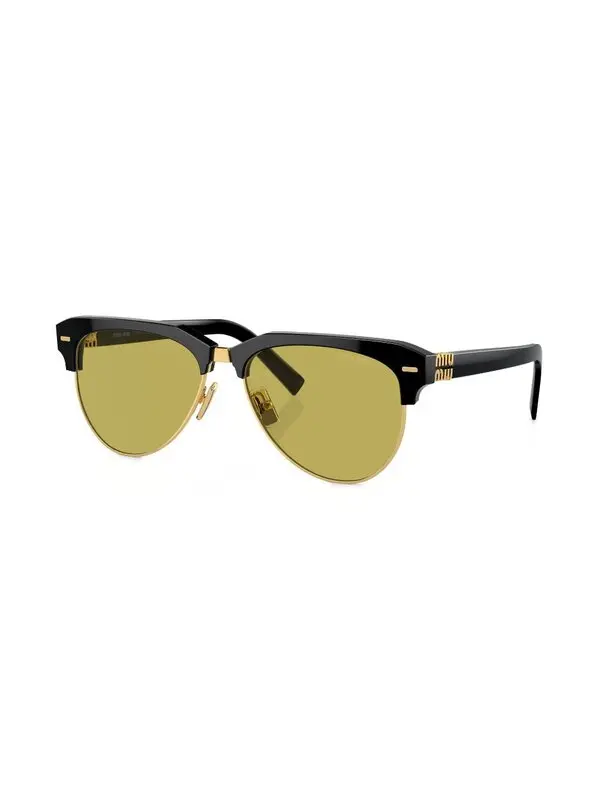 Miu Miu Navigator Sunglasses - Black