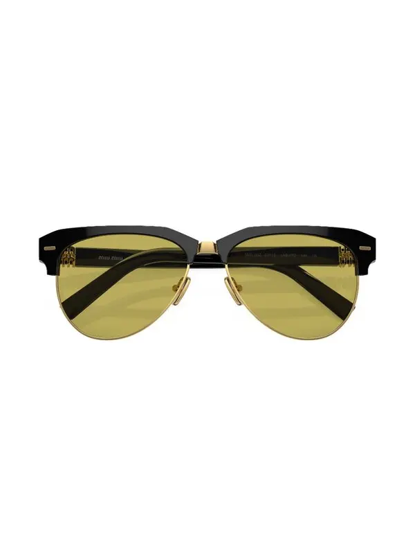 Miu Miu Navigator Sunglasses - Black