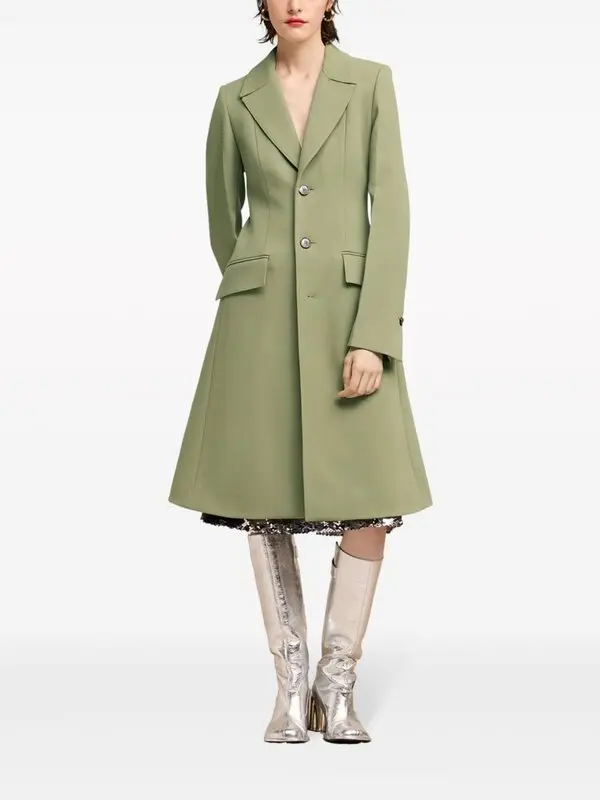 Ami Single-breasted Wool Coat
