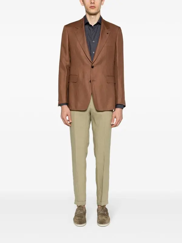 Paul Smith Linen Tapered Trousers