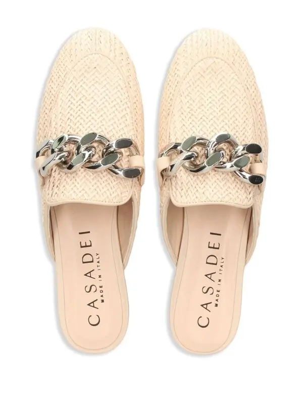 Casadei Chain-detail Slippers