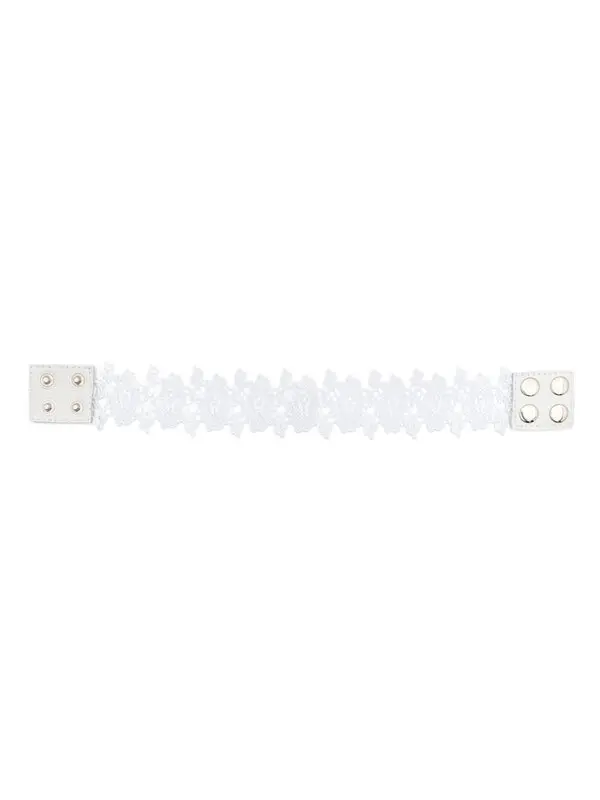 MANOKHI Lace Choker - White