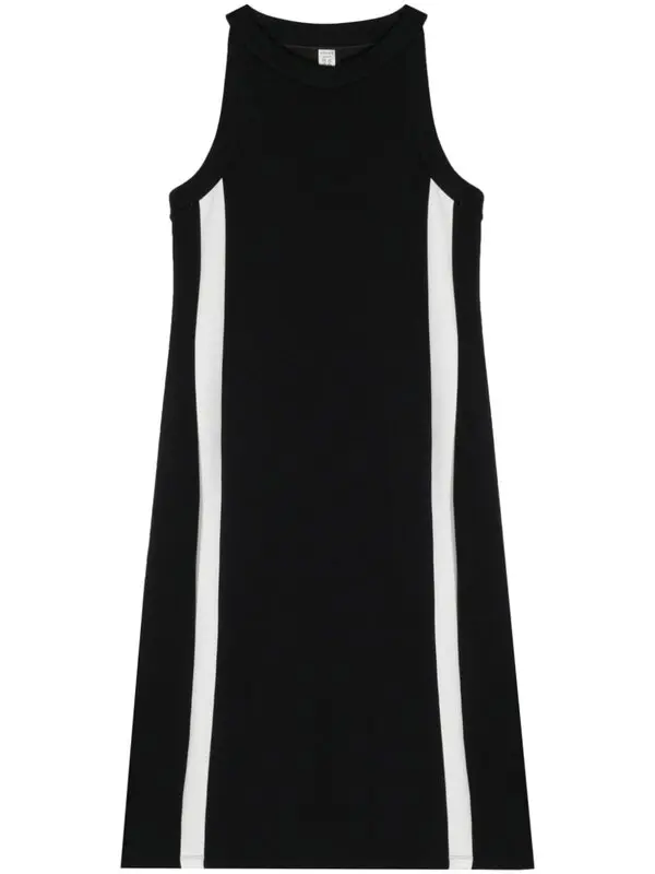 Spanx Stripe-detail Round-neck Dress