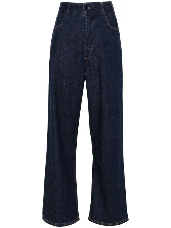 BASERANGE High-waisted Straight-leg Jeans