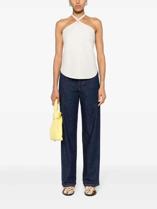 BASERANGE High-waisted Straight-leg Jeans