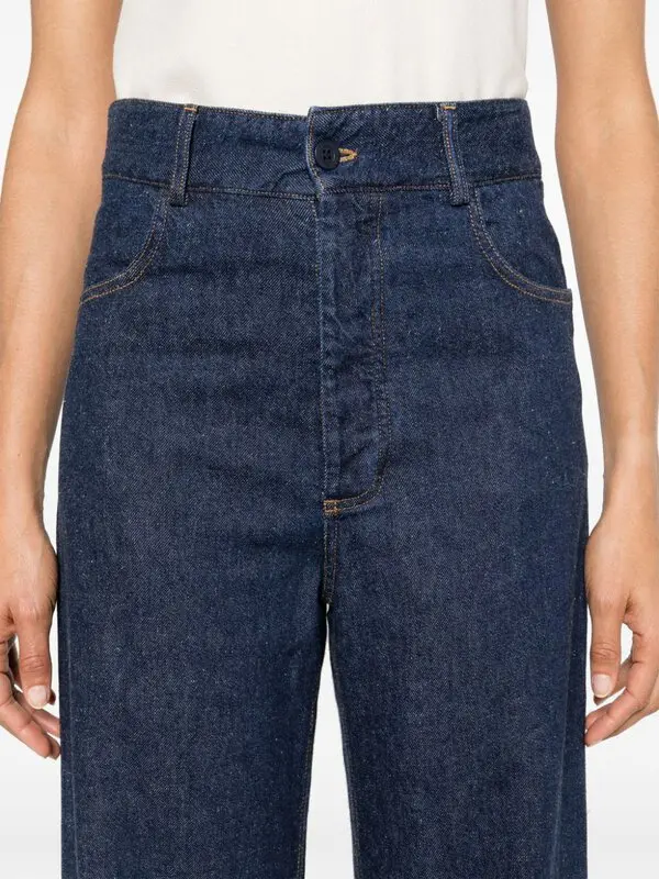 BASERANGE High-waisted Straight-leg Jeans