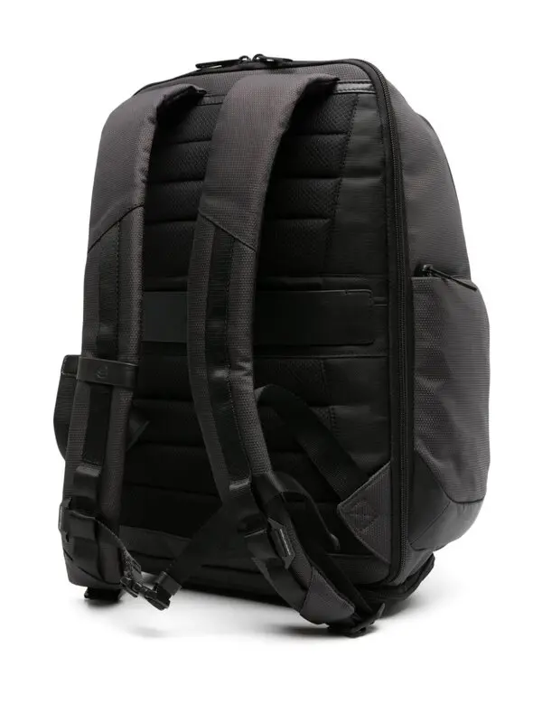 PIQUADRO Logo-plaque Panelled Backpack