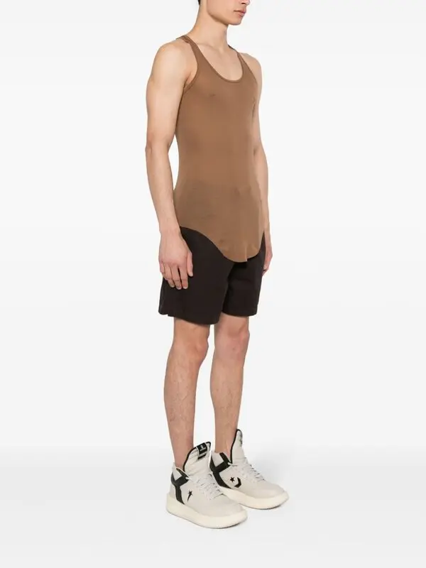 Rick Owens Drk Cotton Tank Top - Brown