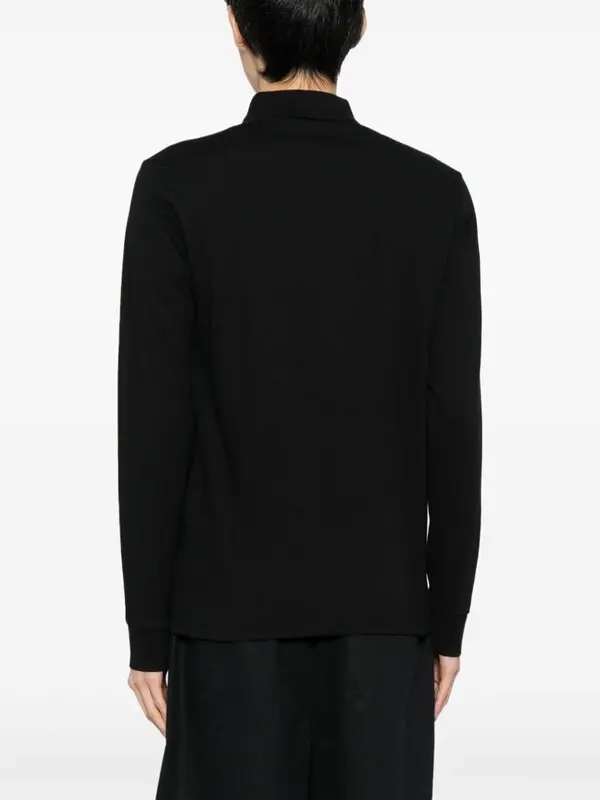 BOSS Logo-appliqué Long-sleeved Polo Shirt