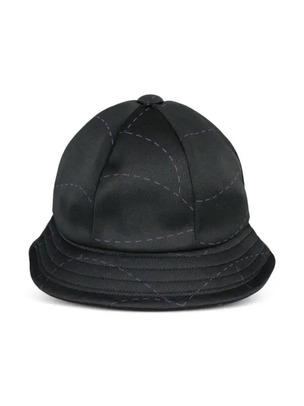 Needles Bermuda Embroidered-logo Bucket Hat - Black