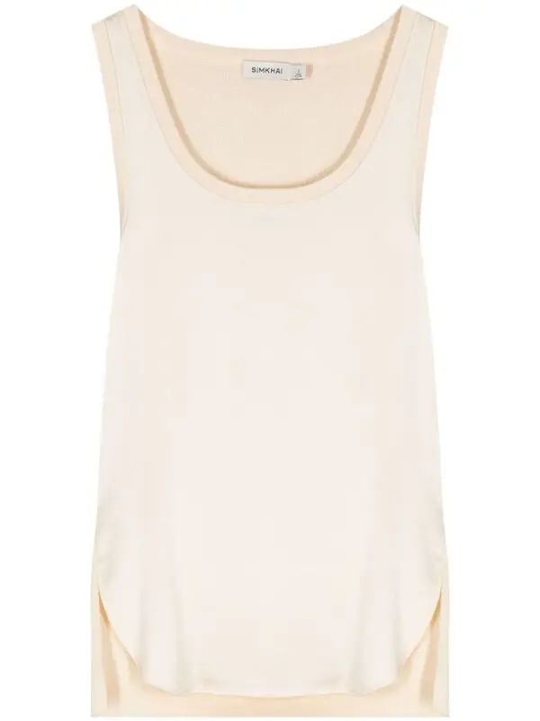 Simkhai Faro Panelled Tank Top - Gold