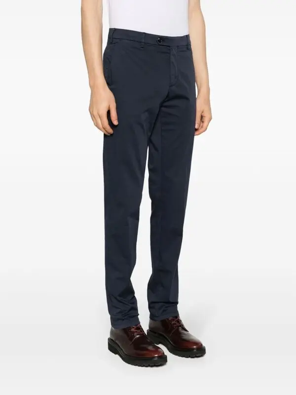 LARDINI Mid-rise Tapered Chinos
