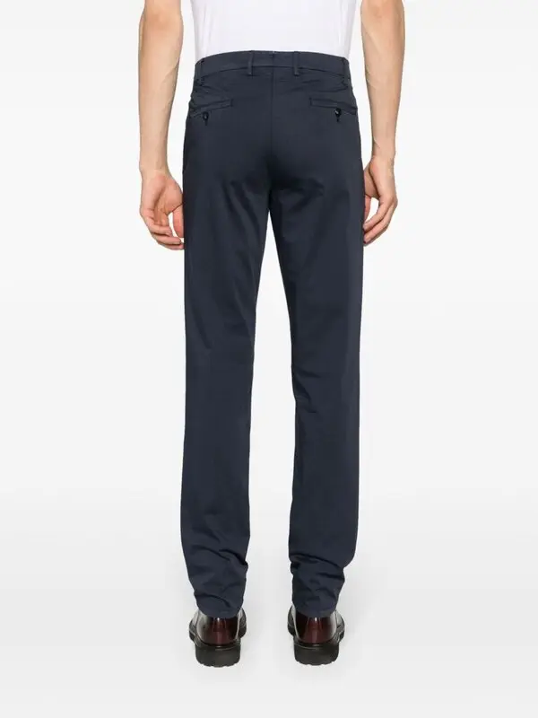 LARDINI Mid-rise Tapered Chinos