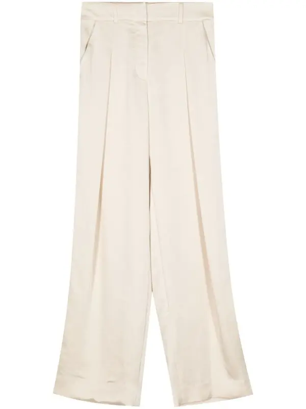 Simkhai Mercer Satin Trousers - Neutrals