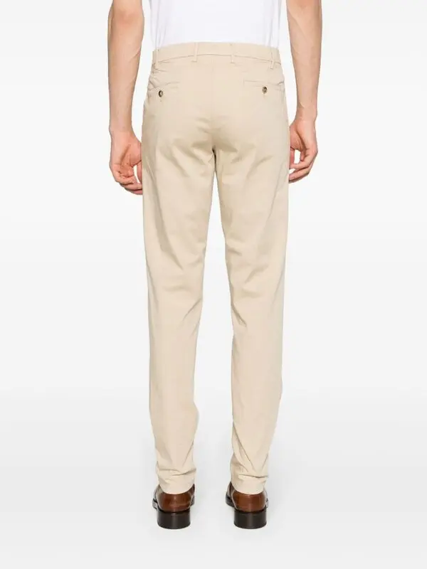 LARDINI Paris Slim-leg Chino Trousers - Neutrals