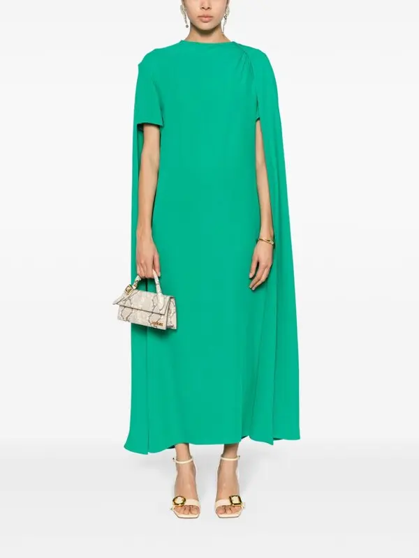 slim fit dress slacks Valentino Sequin Embroidered Tulle Cape in Mint & Lilac – MSA Haute Couture