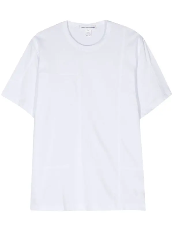 Comme Des Garçons Crew-neck Cotton T-shirt - White