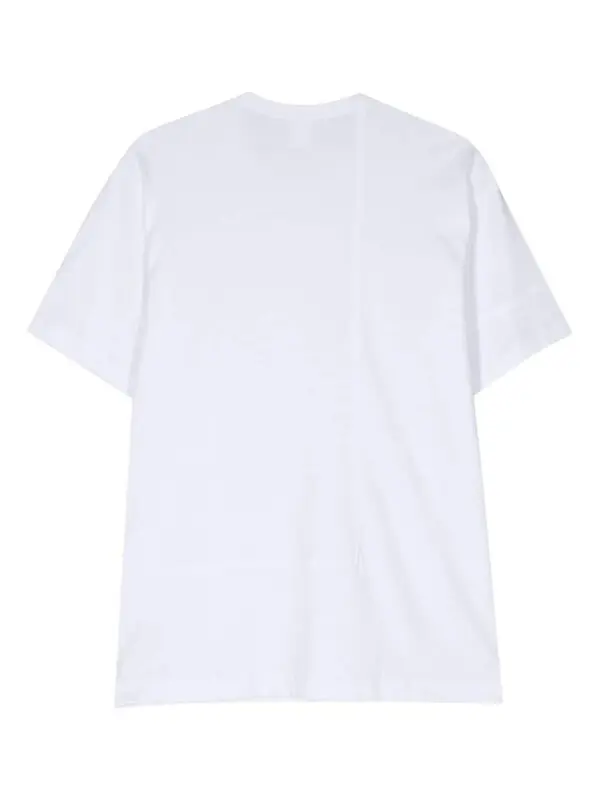 Comme Des Garçons Crew-neck Cotton T-shirt - White