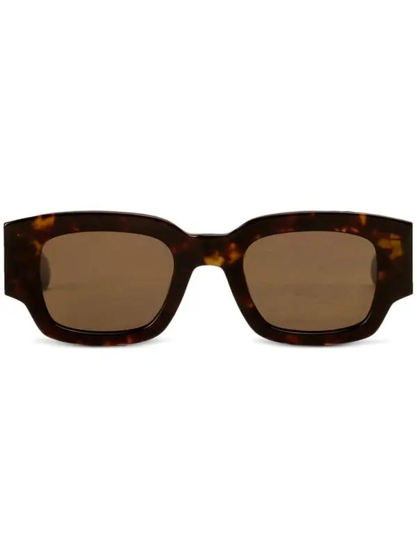 Ami 75001 Tortoiseshell-effect Sunglasses - Brown