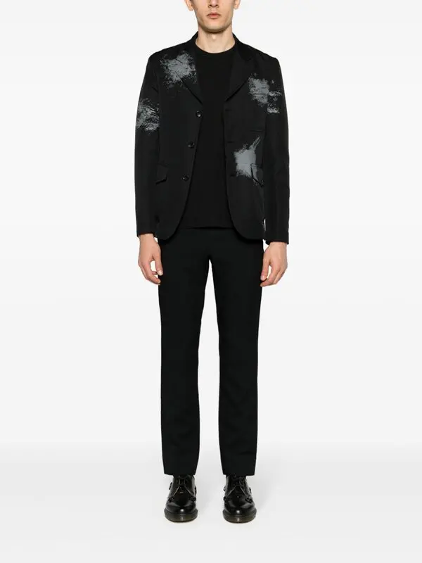Comme Des Garçons Crew-neck Cotton T-shirt - Black