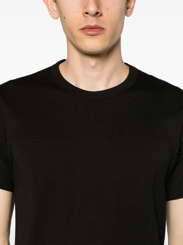 Comme Des Garçons Crew-neck Cotton T-shirt - Black
