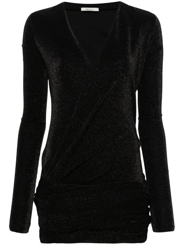 REV Ezri Lurex Mini Dress