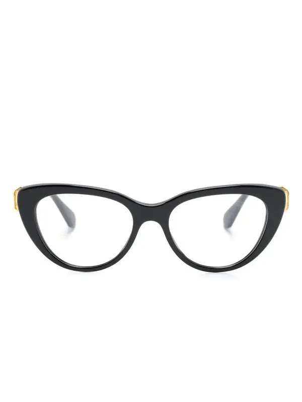 SWAROVSKI Cat-eye Eyeglasses With Bead Detailing - Black