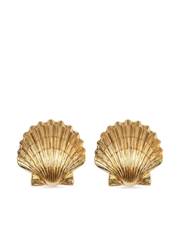 JENNIFER BEHR Mar Shell Earrings - Gold