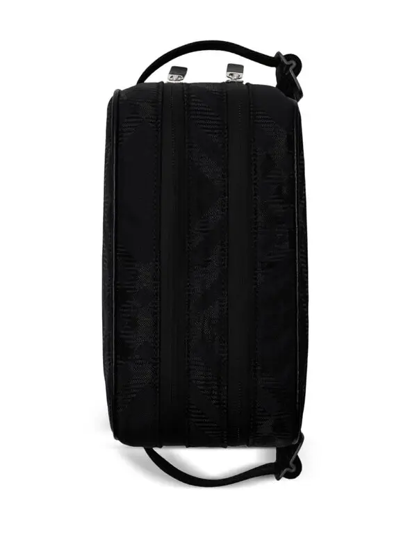 Burberry Check-pattern Jacquard Wash Bag