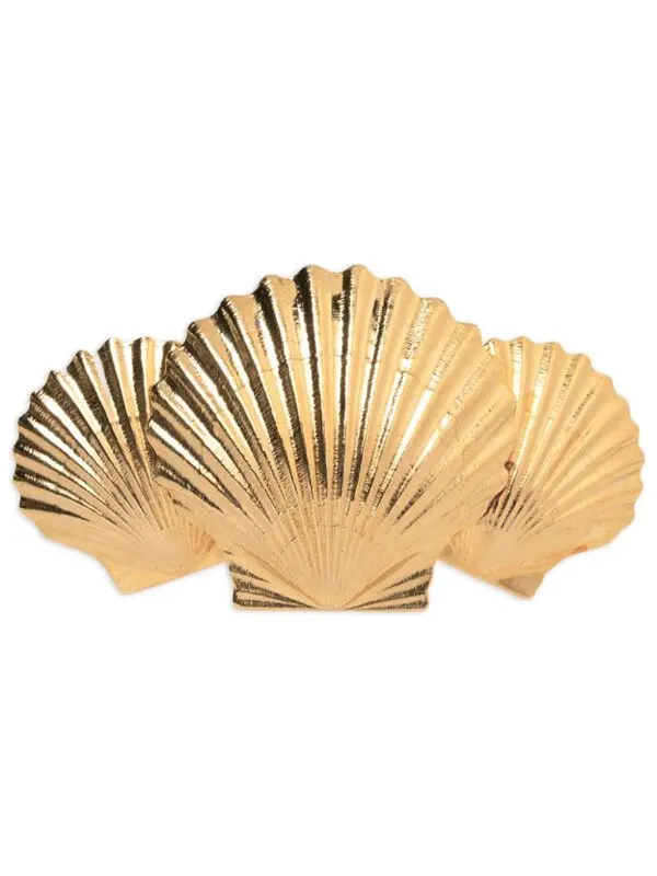 JENNIFER BEHR Caspian Shell Barrette - Gold