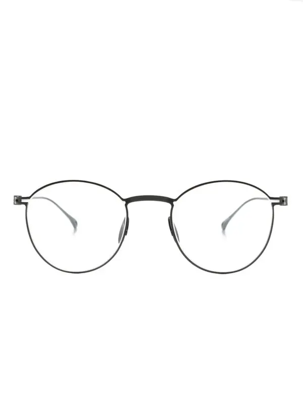 Giorgio Armani X Yuichi Toyama Round-frame Glasses - Black