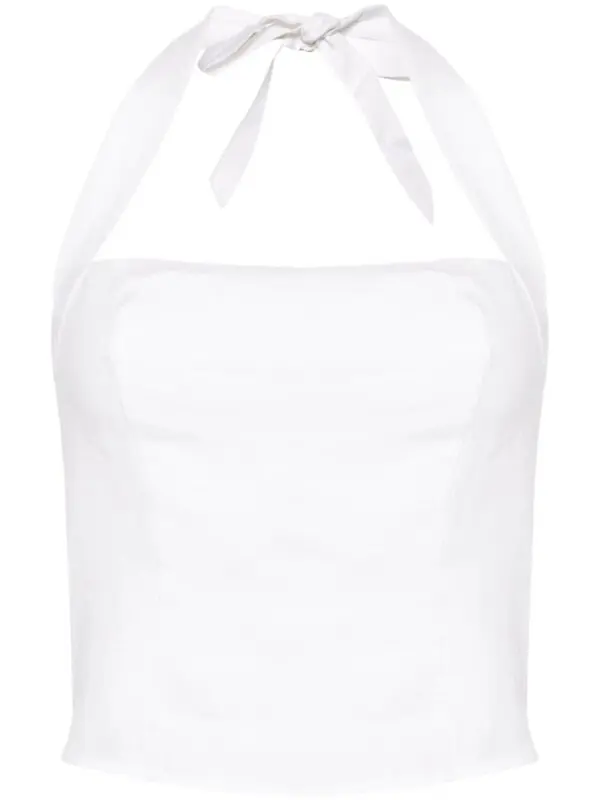 REFORMATION Malika Linen Top
