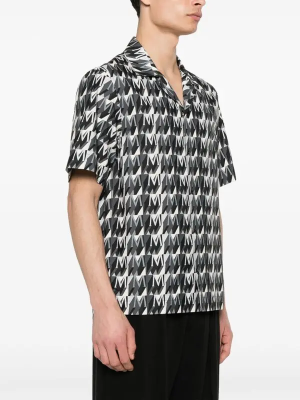 Moncler Monogram-print Cotton Shirt