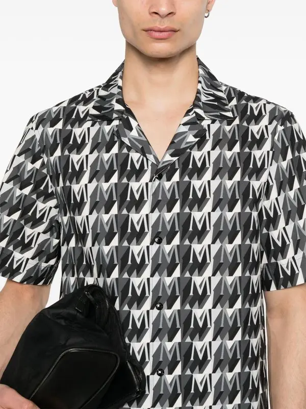 Moncler Monogram-print Cotton Shirt