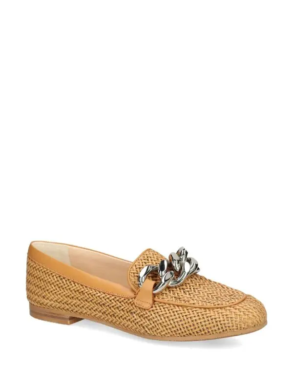 Casadei Hanoi Chain-link Loafers