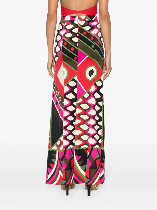 Emilio Pucci Vivara-print Maxi Skirt