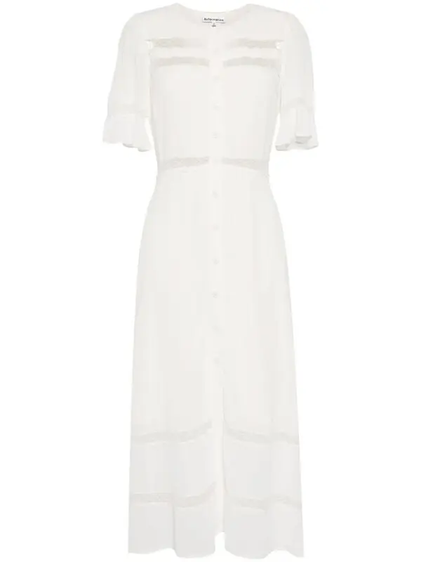REFORMATION Woodson Midi Dress - Neutrals