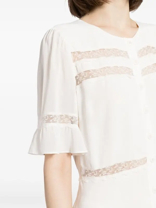 REFORMATION Woodson Midi Dress - Neutrals