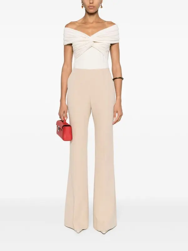 Ermanno Scervino Pressed-crease Flared Trousers