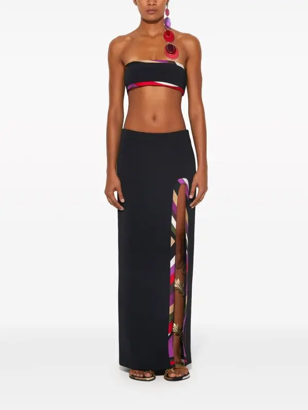Emilio Pucci Iride-trim Maxi Skirt
