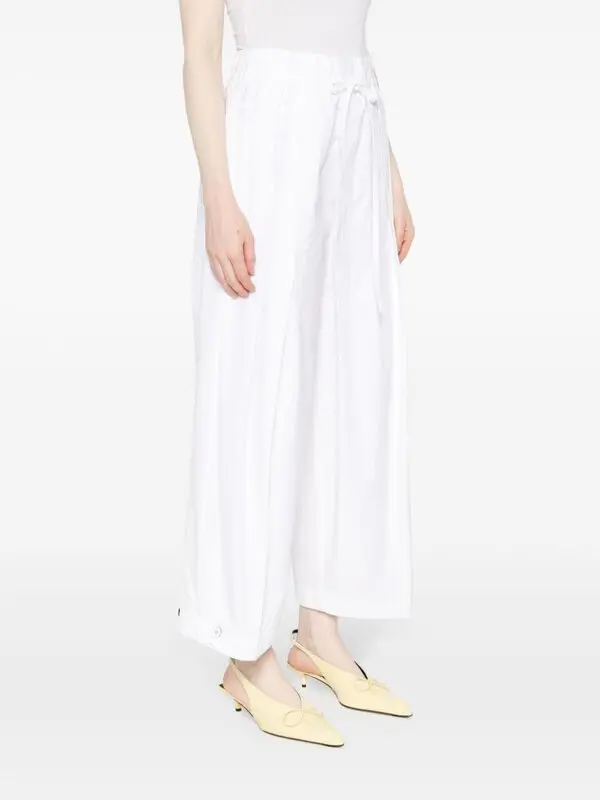JIL SANDER Poplin Cotton Trousers