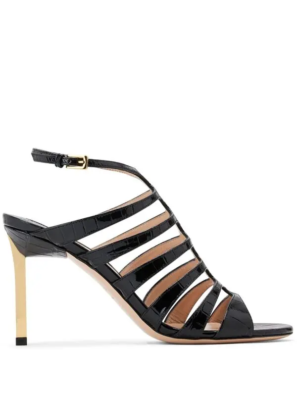 TOM FORD 85mm Crocodile-embossed Leather Sandals