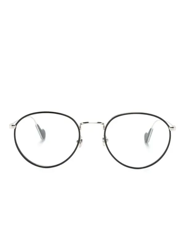 Moncler Round-frame Glasses - Black
